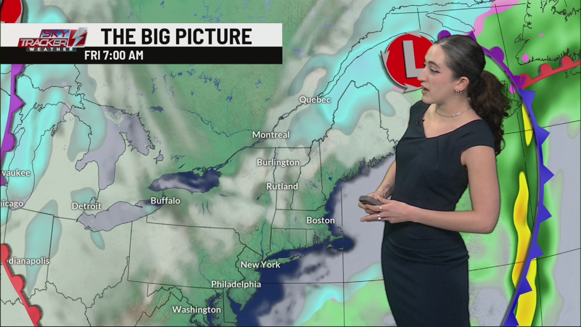 Cold temps accompanied by some sunshine Friday