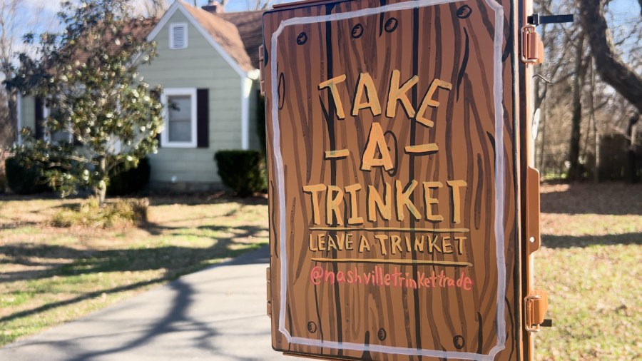 Take a trinket, leave a trinket box brings joy to South Nashville ...