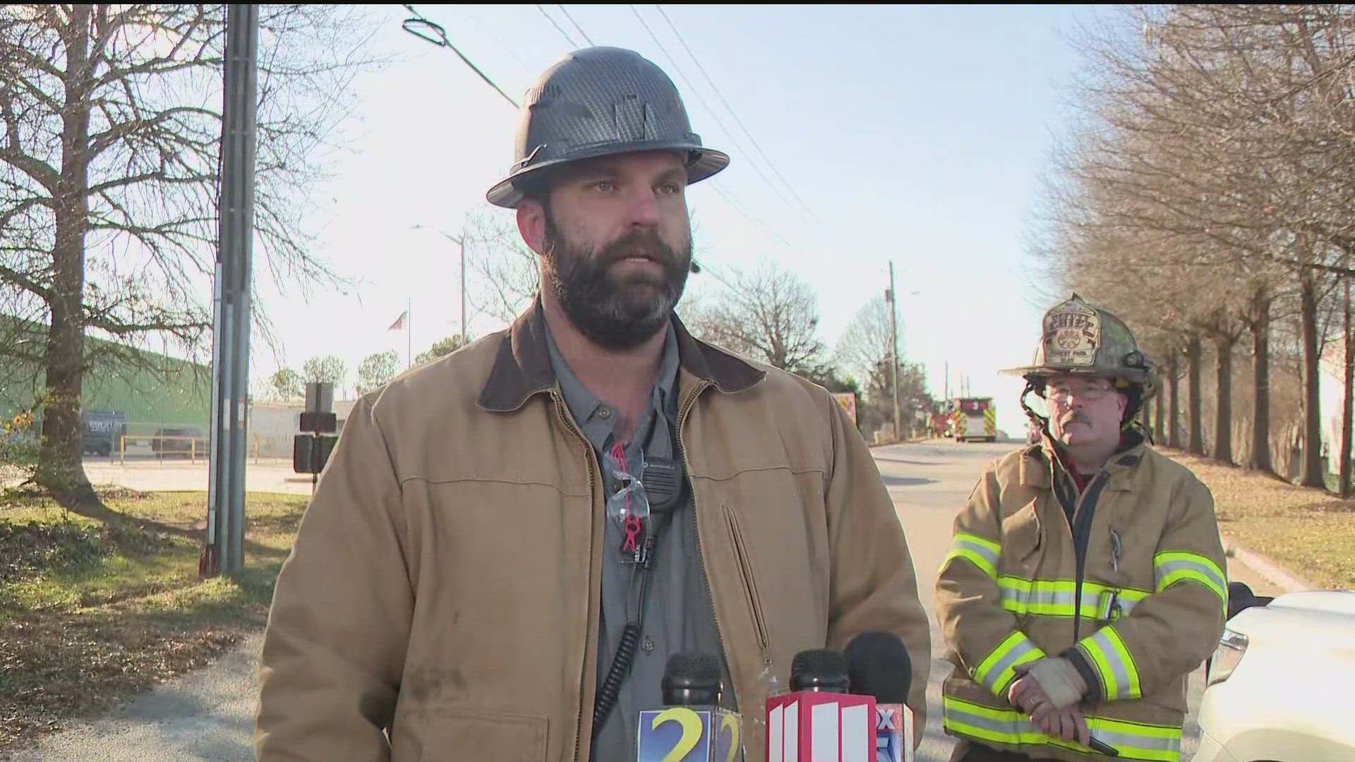 Roads reopening after plant chemical fire in Forest Park