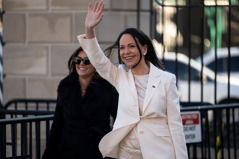 Venezuelan opposition leader Machado says she presented Nobel medal to ...