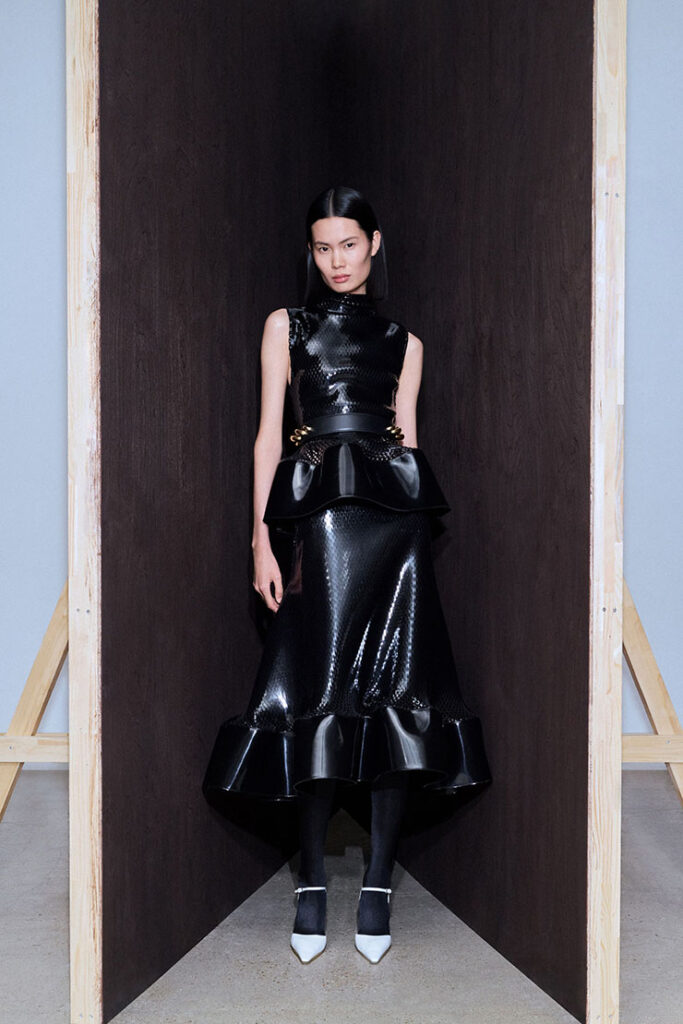 Chase Infiniti wore Alaïa on Jimmy Kimmel Live