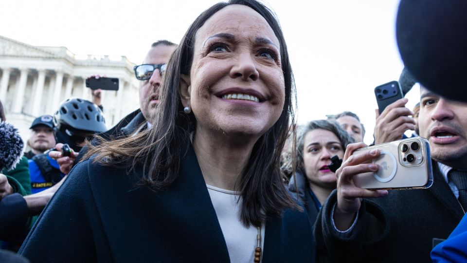 María Corina Machado dijo que le "presentó" a Trump la medalla del ...