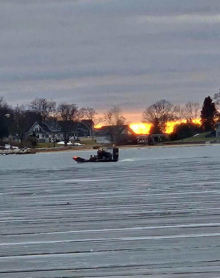 Reader shares photos of air boat, sunset in Onekama