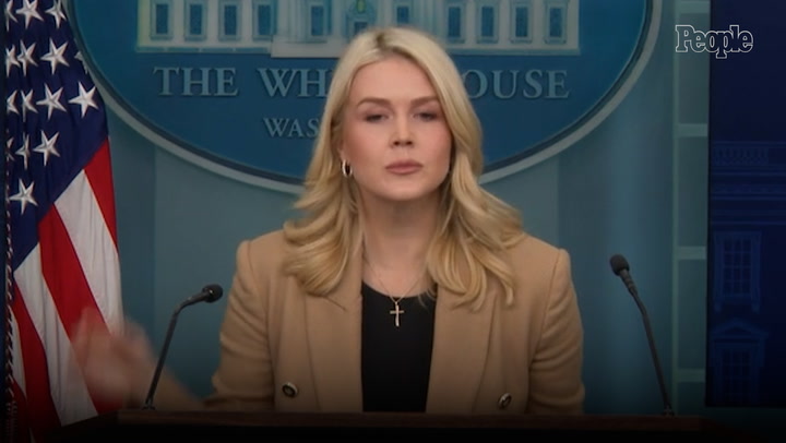 Karoline Leavitt blasts reporter as 'left-wing hack' in live press ...