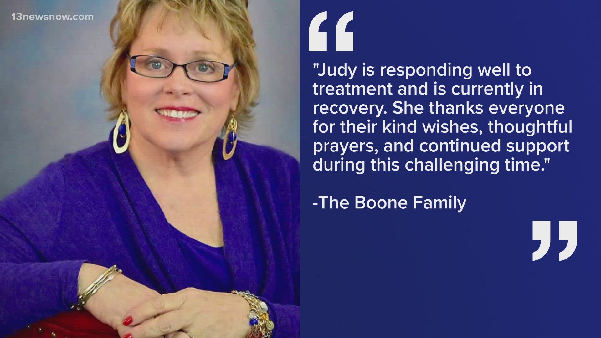 Family offers reward after shooting of realtor Judy Boone