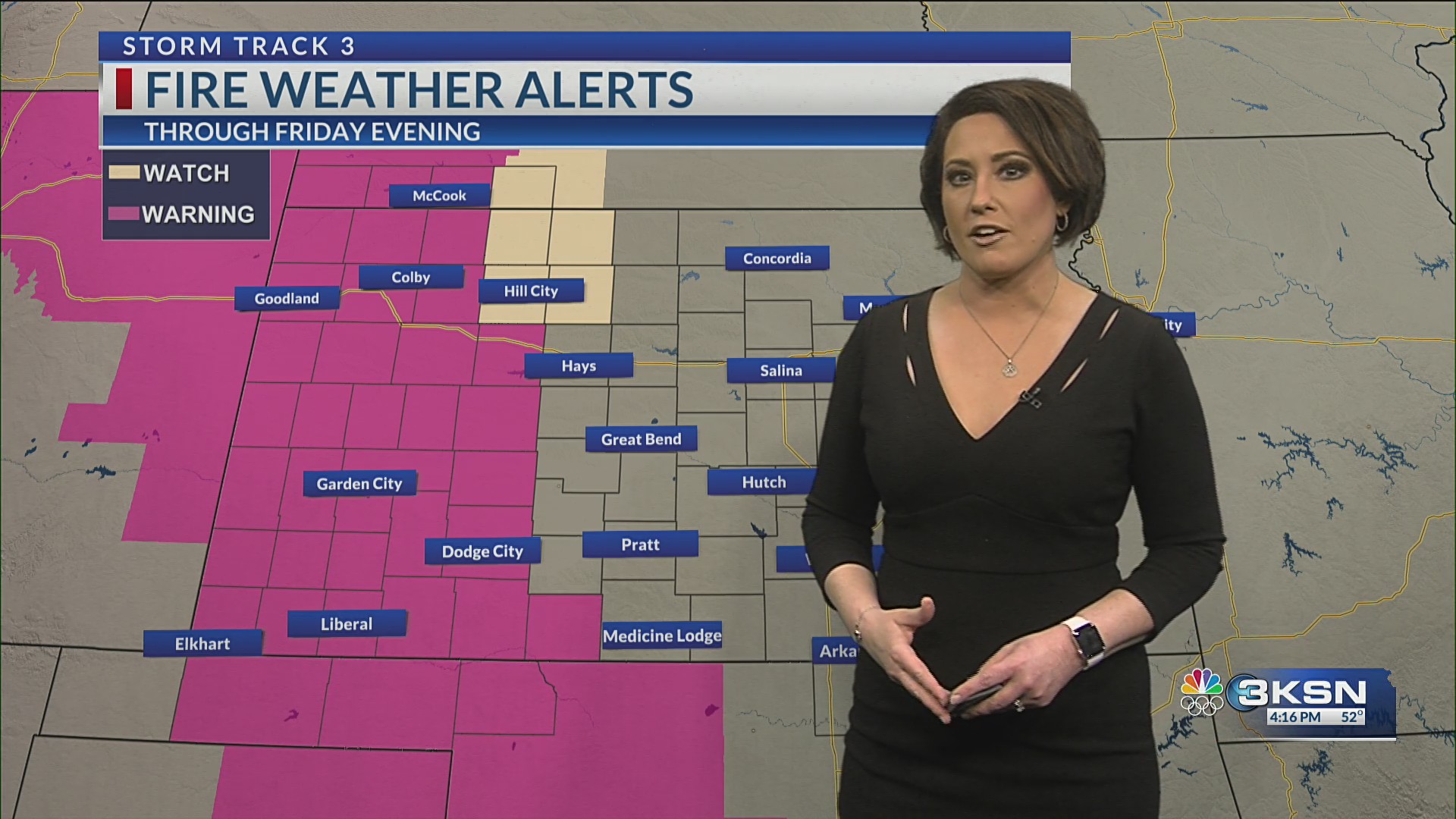 Thursday evening weather update