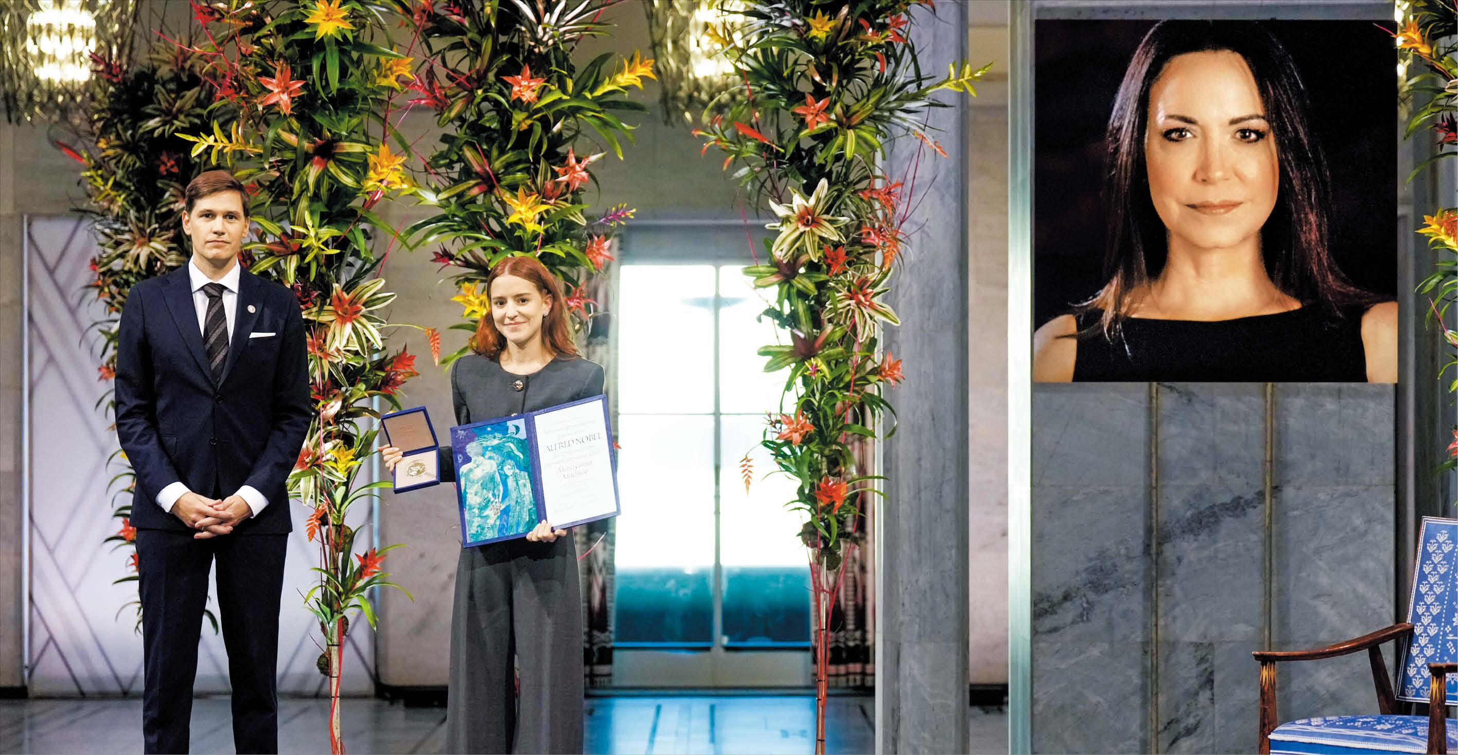 Venezuelan opposition leader gifts Trump original Nobel Peace Medal