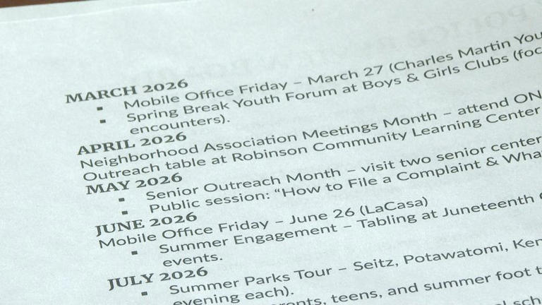 South Bend Community Police Review Board holds first meeting of the year