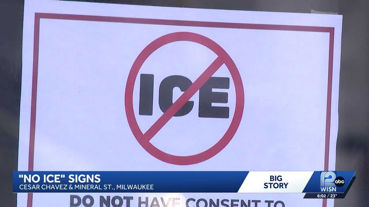Some Milwaukee businesses display anti-ICE signs amid enforcement concerns