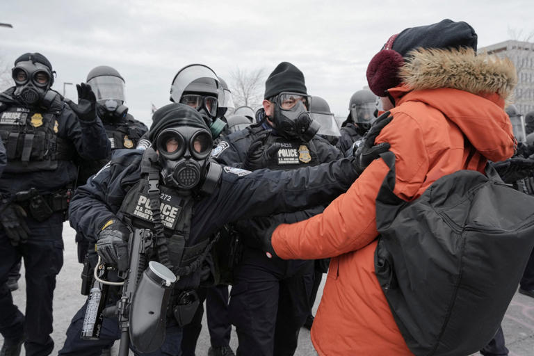 Minneapolis ICE shooting live updates: Tear gas deployed outside Fed ...