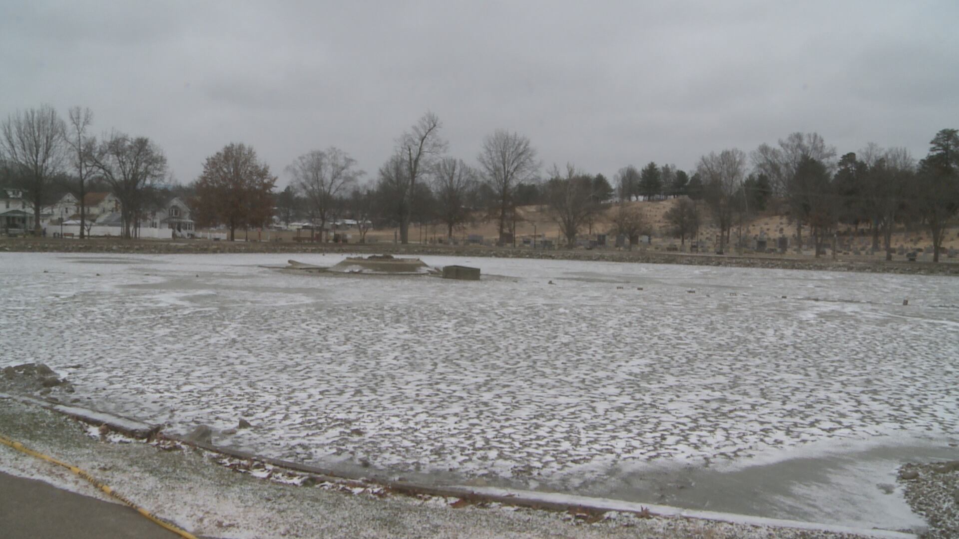 Mayor Tom Joyce updates on the Parkersburg City Park pond