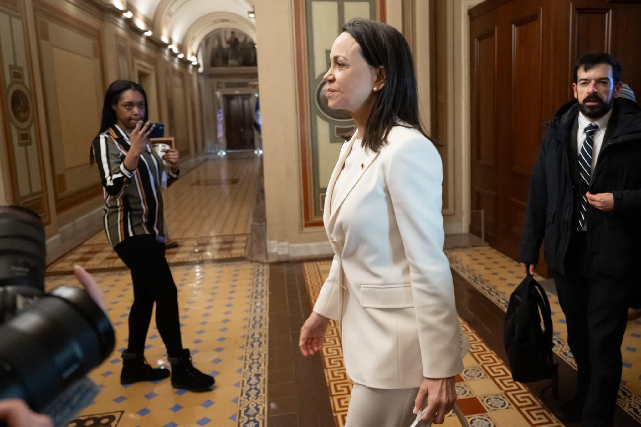 L'opposante vénézuélienne Maria Corina Machado a proposé sa médaille de ...