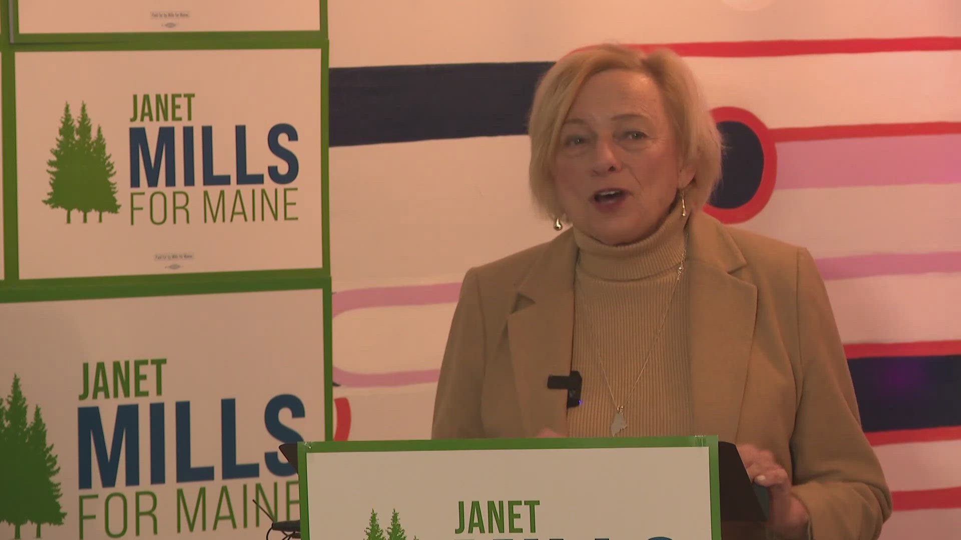 Governor Janet Mills launching Senate campaign events
