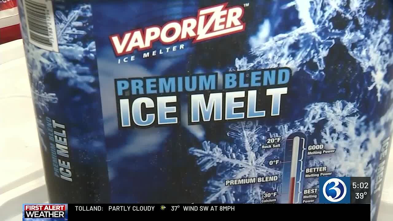 Ice melt shortage sends customers across state lines as winter weather ...
