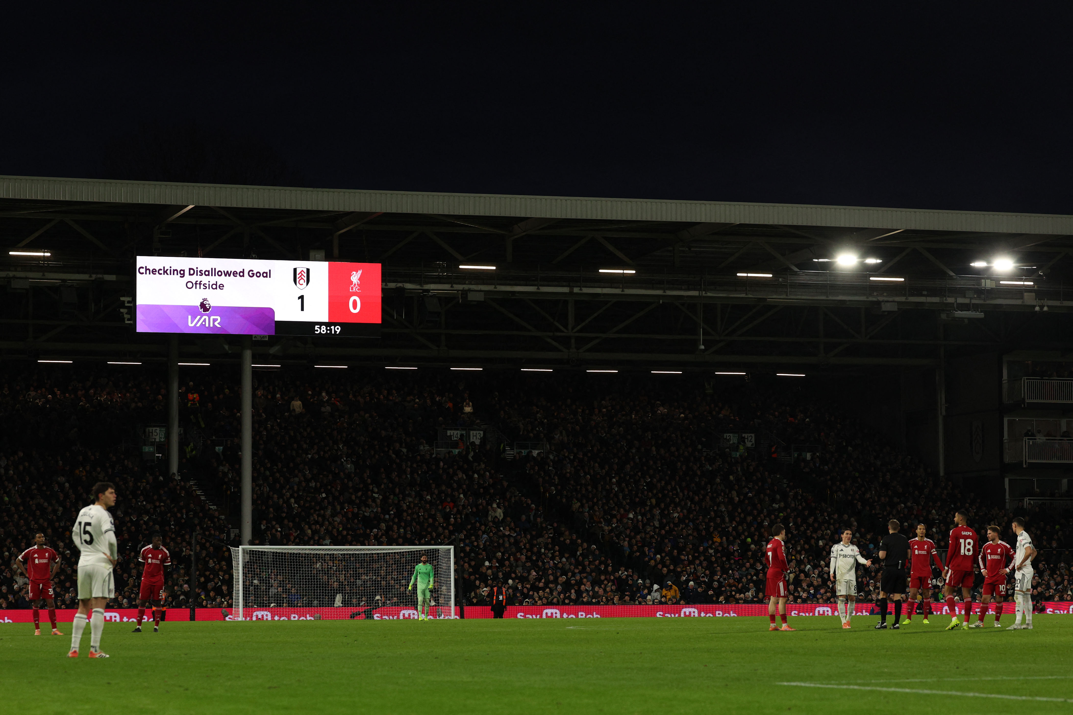 VAR board rules no error in Florian Wirtz Fulham goal