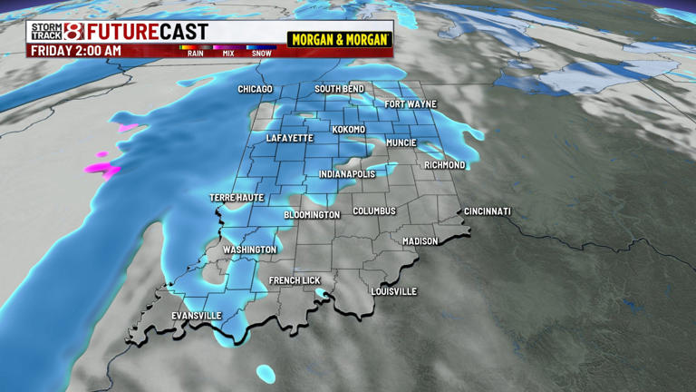 Snow into Friday morning, bitterly cold this weekend into early next ...