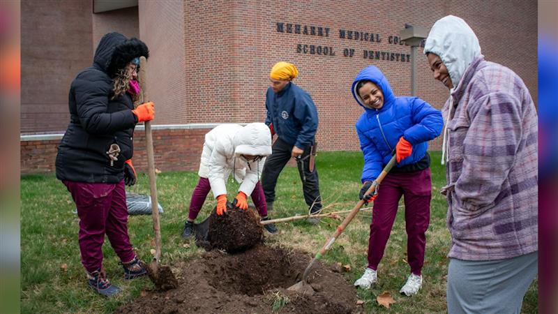Meharry Medical College gets 'de-paved' by Cumberland River Compact