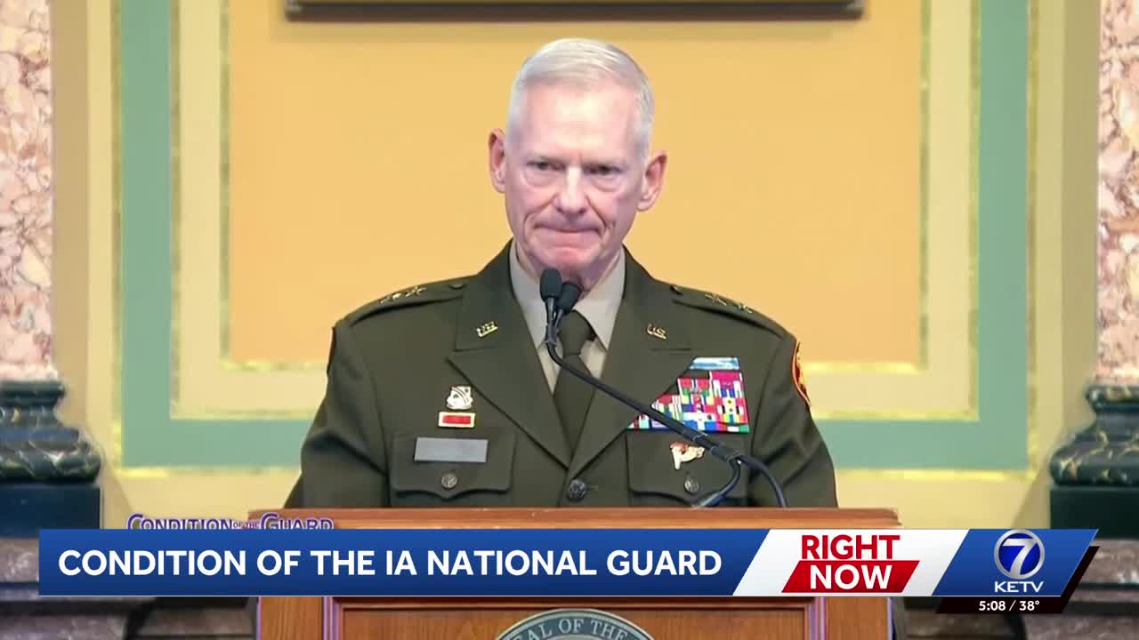 Condition of the Guard address given to Iowa state legislators