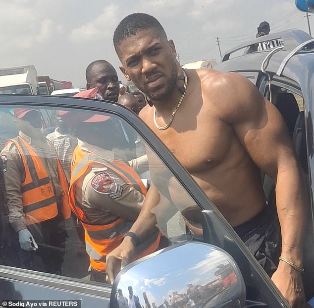 'I am a fighter': Anthony Joshua trains again weeks after tragic car crash