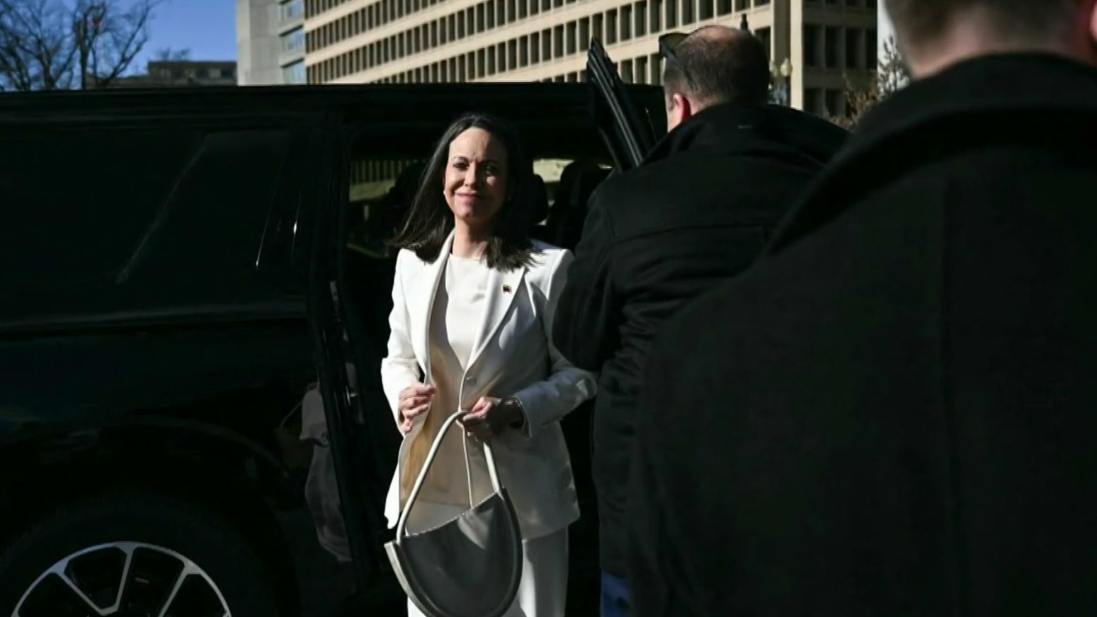 Maria Corina Machado meets with President Trump as US seizes another ...