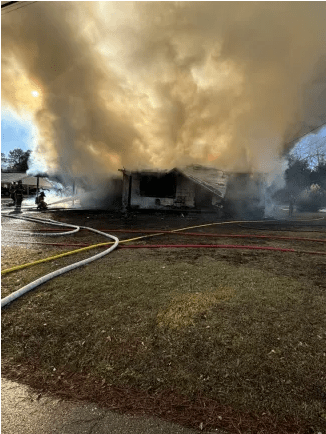 Fire consumes Headland house