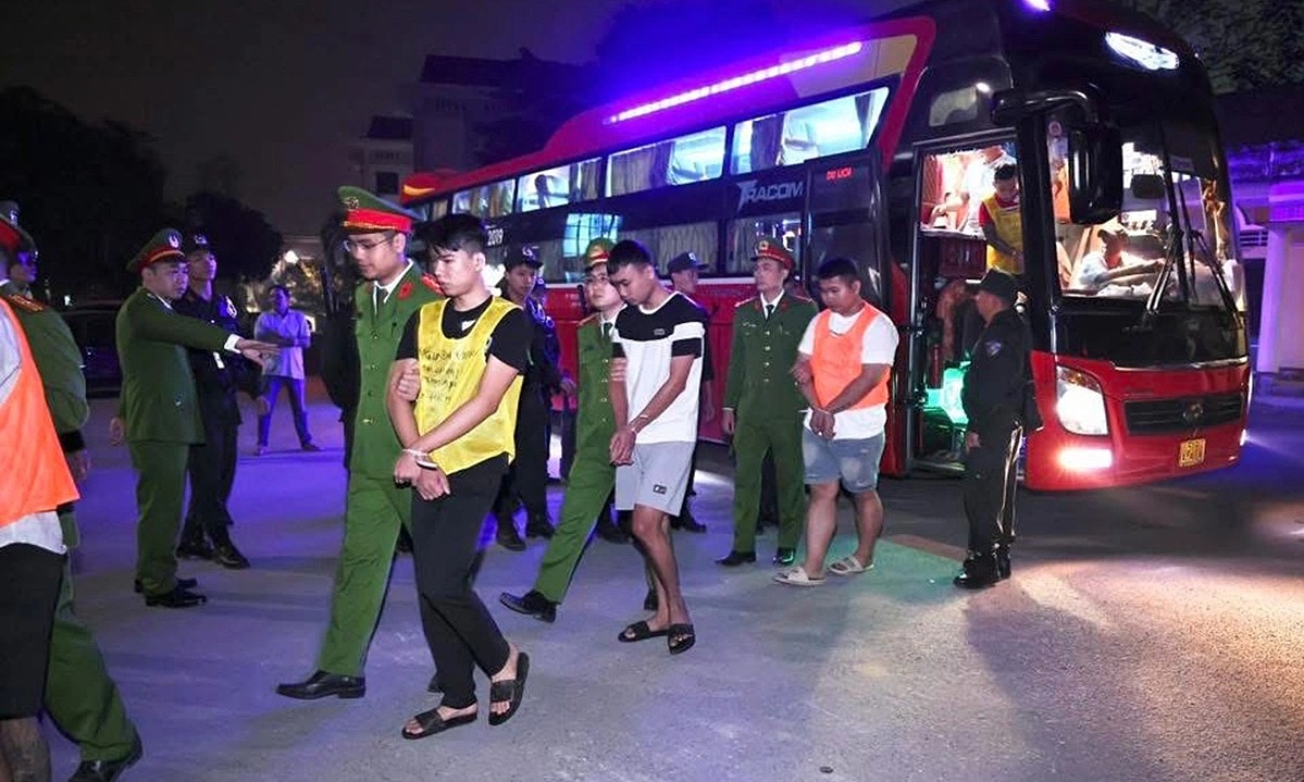 205 arrested as Vietnam, Cambodia smash major cross-border online scam ring
