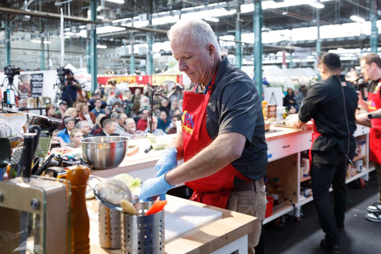 Army and Navy battle it out on the grill Pennsylvania Farm Show