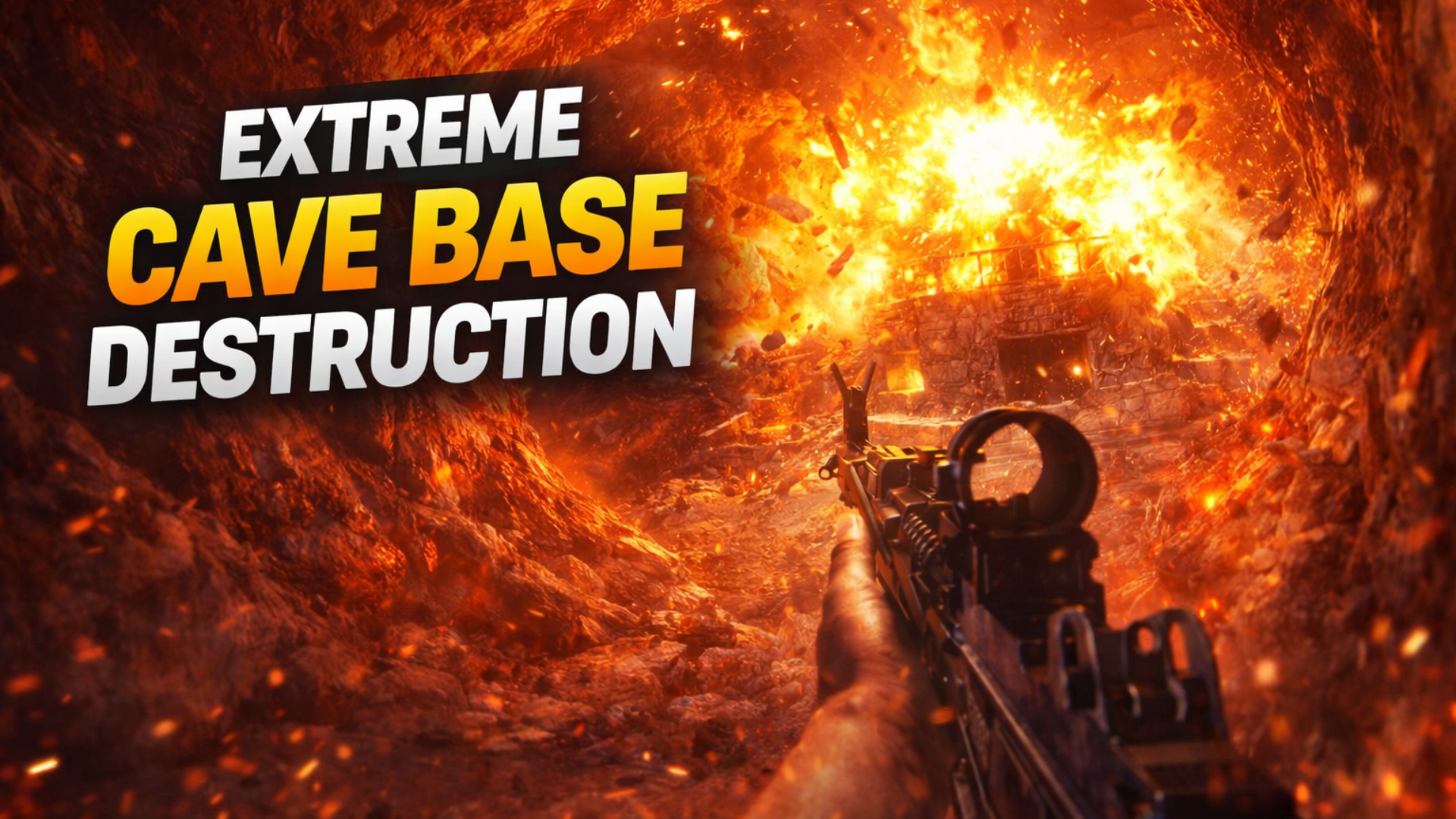 Impossible cave base raided with massive explosives