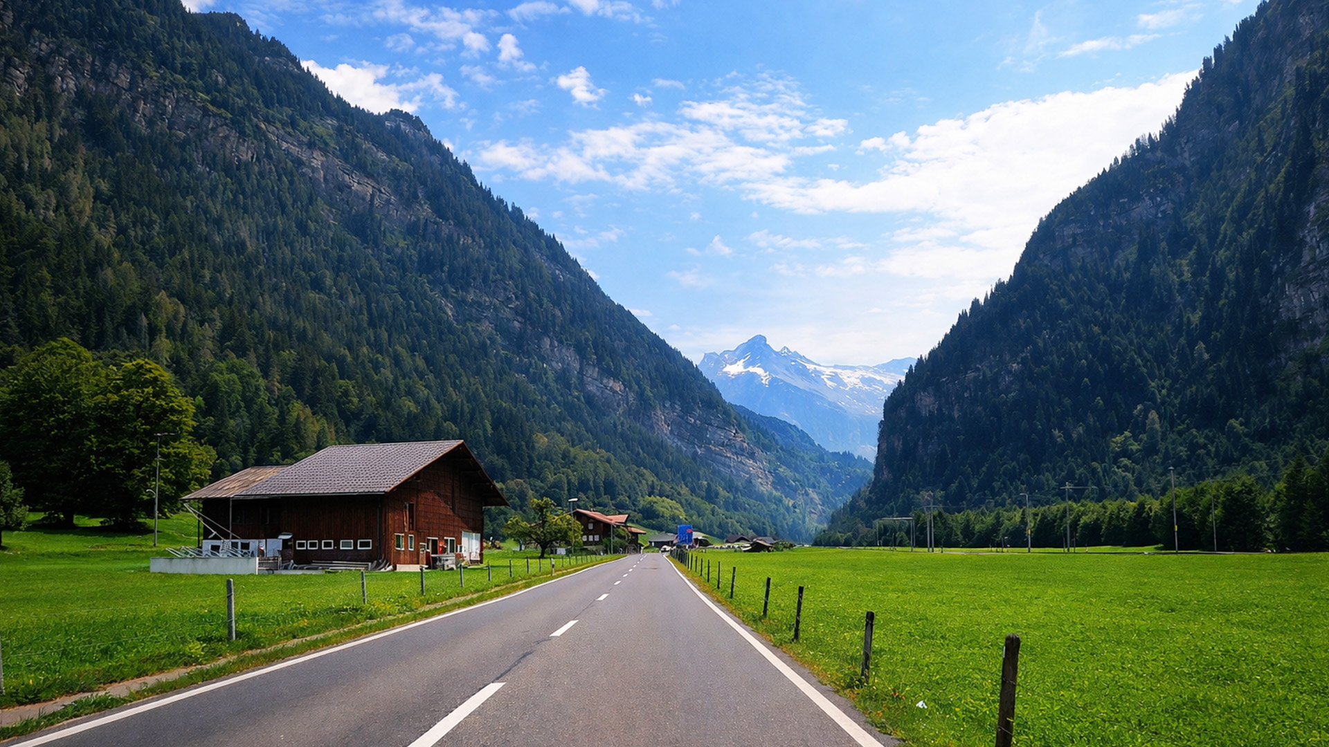Lauterbrunnen to Grindelwald Switzerland mountain drive (4K)