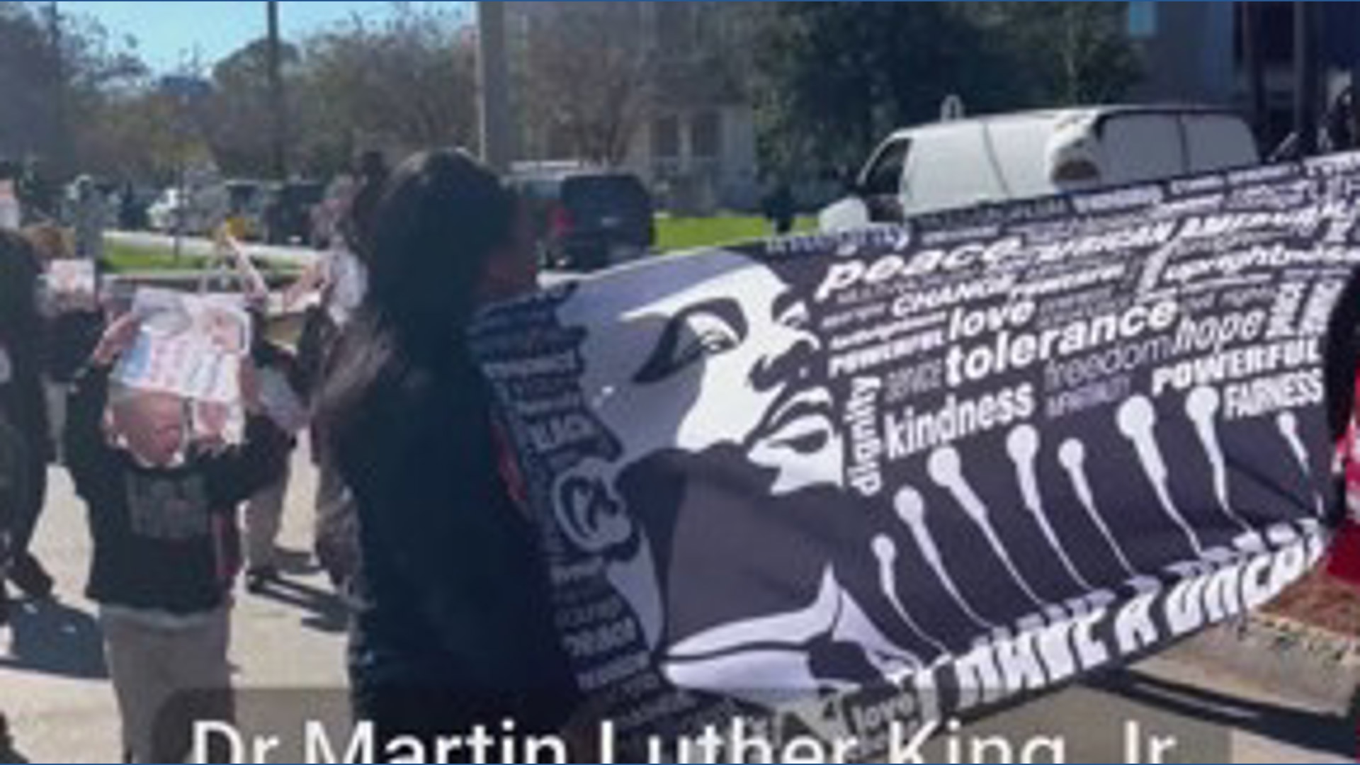 Charter school holds peace march in observance of Dr. King’s birthday
