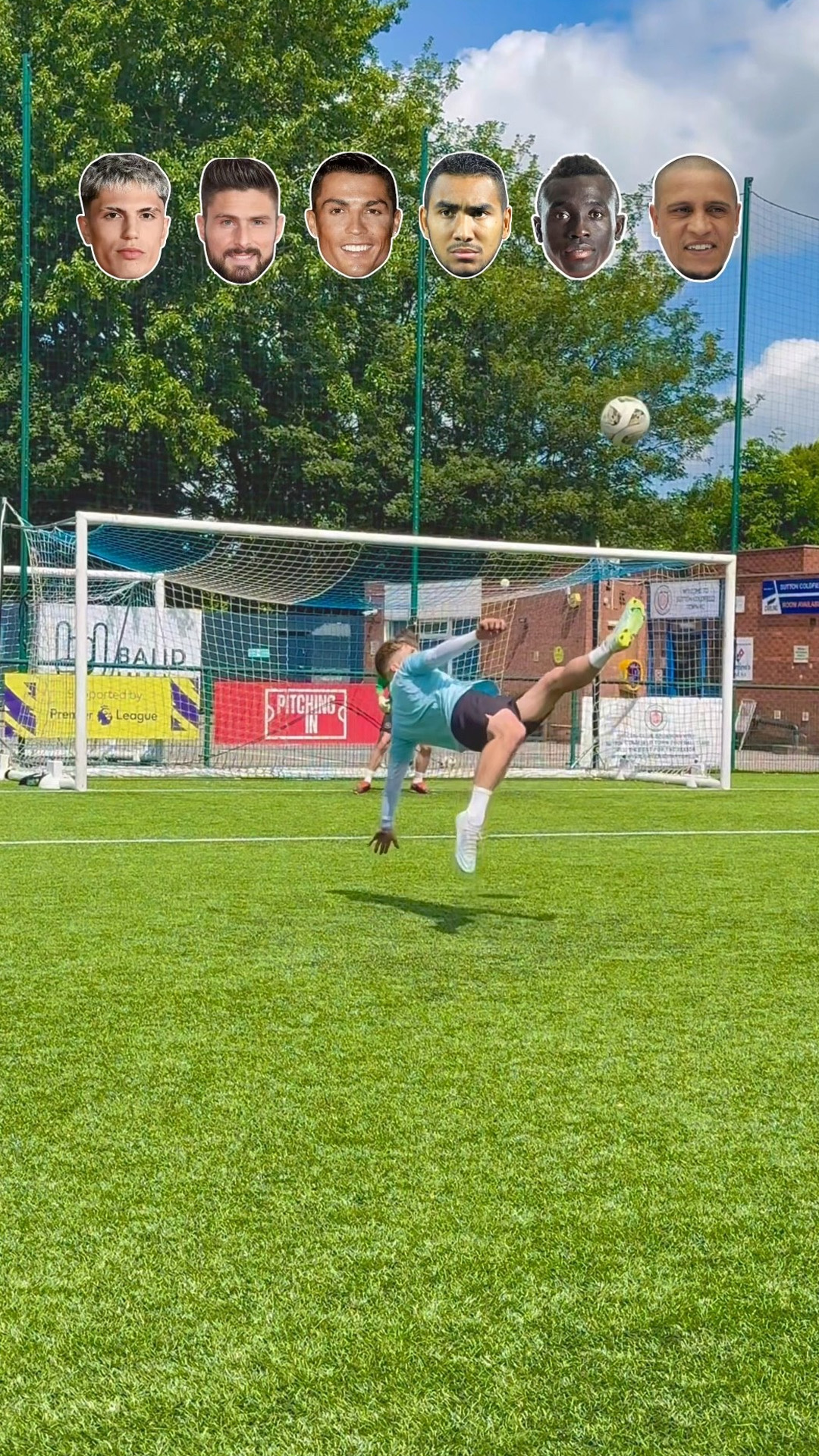 I recreated football’s rarest goals