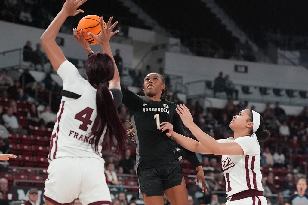 Blakes scores 38 points, No. 5 Vanderbilt beats Mississippi State for ...