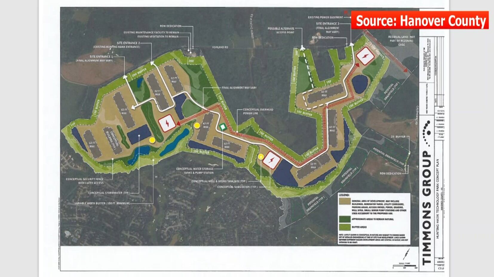 Hanover planning commission votes no on rezoning land for proposed data ...