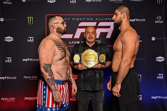 LFA 224 weigh-in results: 1 fight canceled