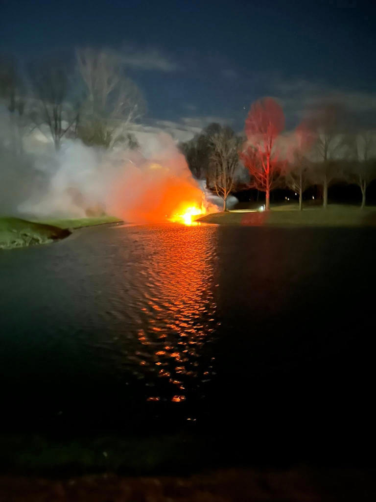 Fire breaks out near the Bridgewater Club golf course in Westfield
