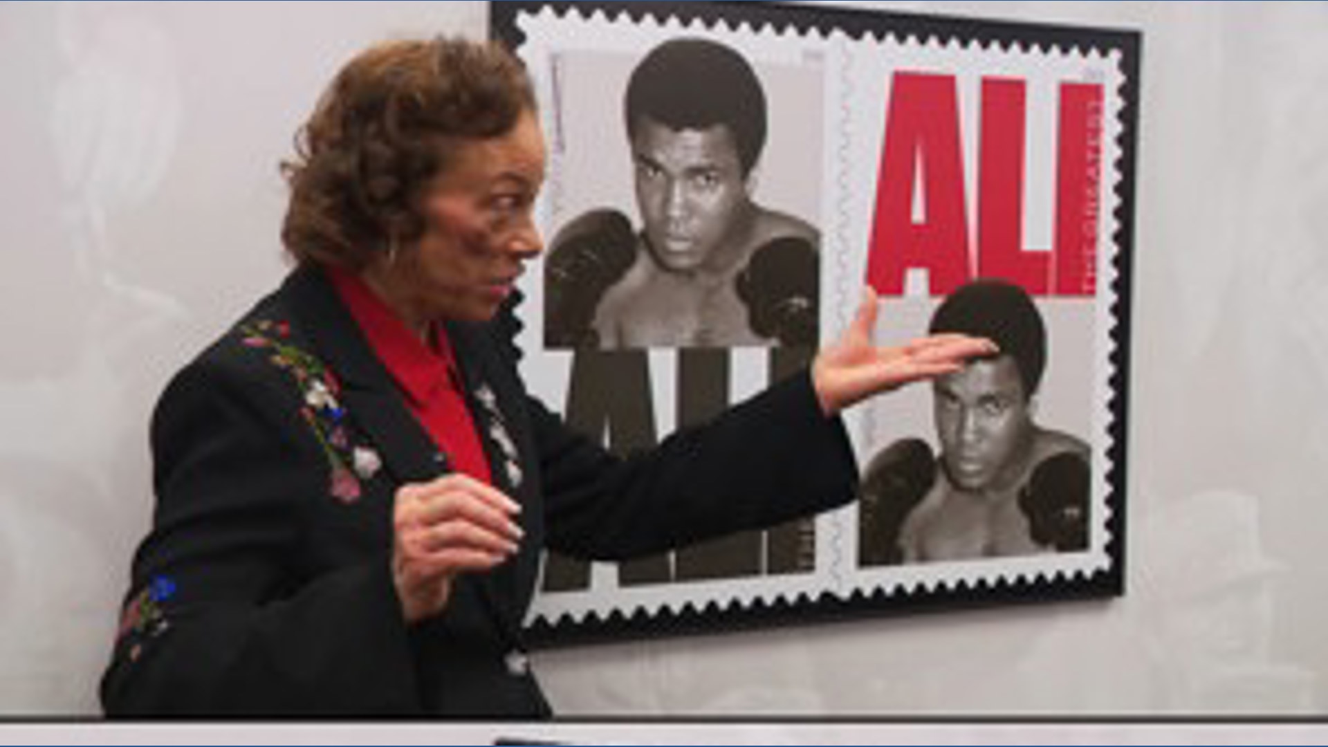 Lonnie Ali introduces Jaalen Best as Muhammad Ali in biopic The Greatest