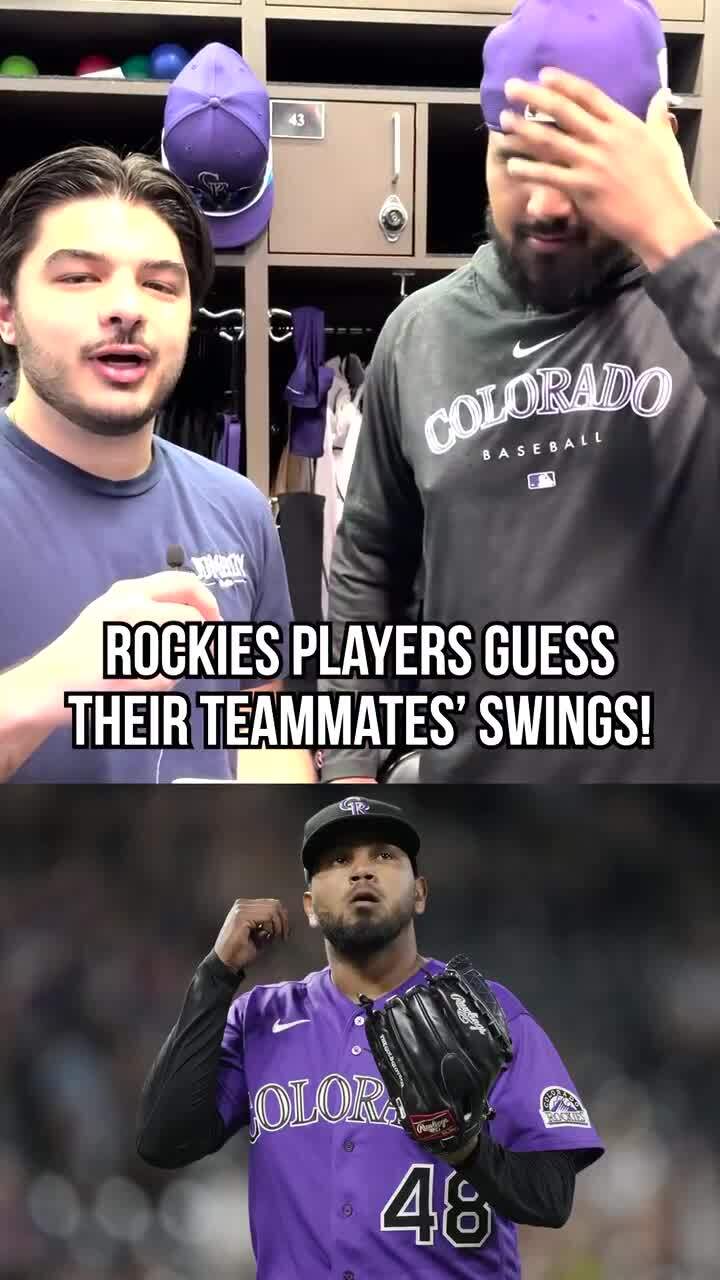 Rockies players guess their teammates' swings