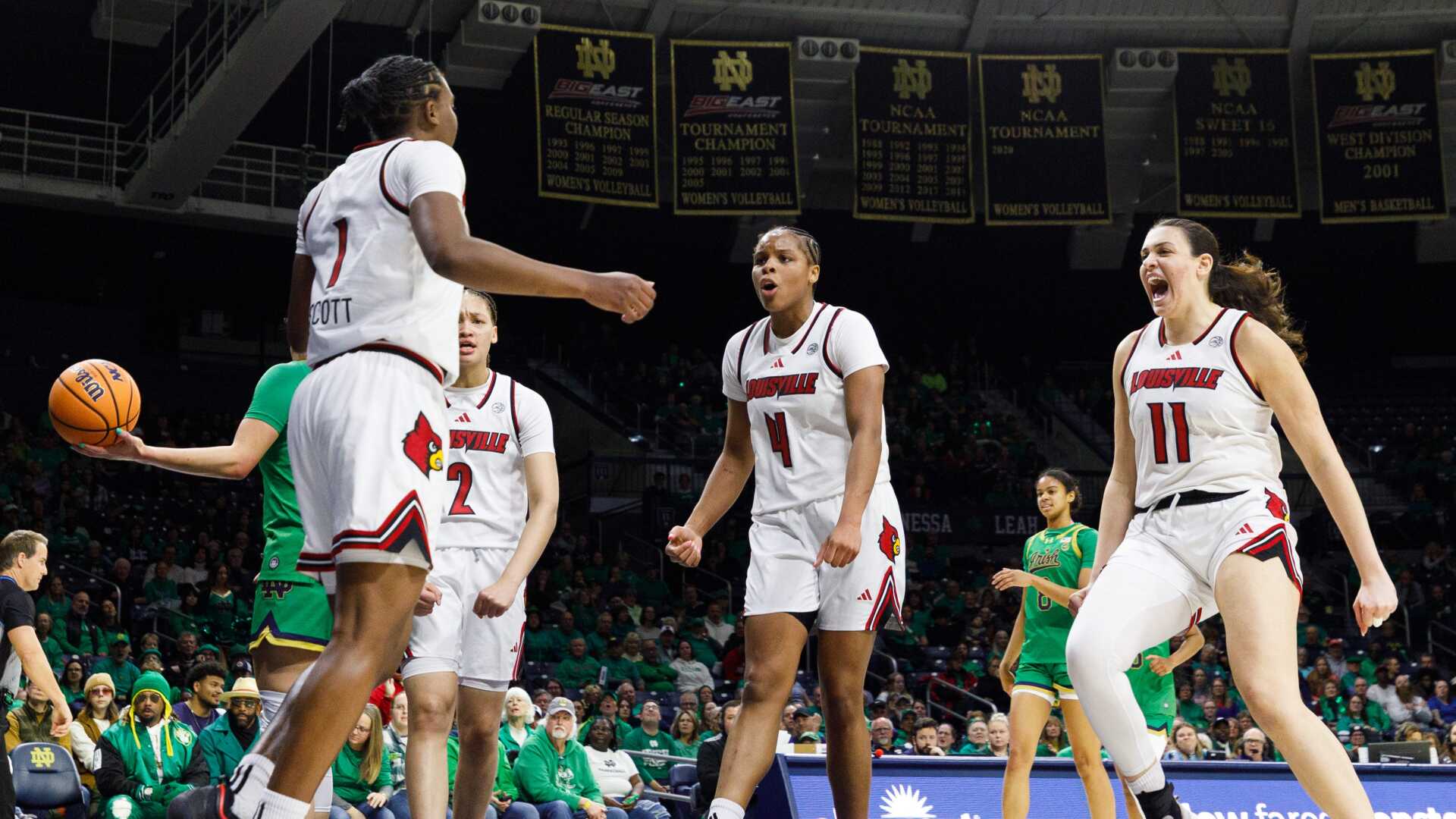 Reyna Scott scores 20 points to lead No. 9 Louisville past No. 23 Notre ...