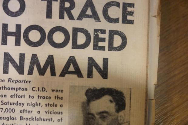 Mystery of robber who waited outside business and stole case crammed ...