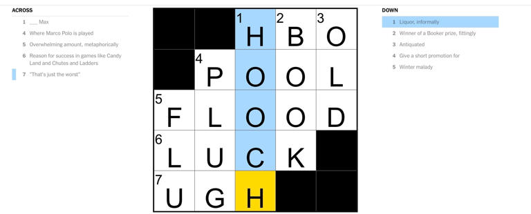 NYT mini crossword hints, clues and answers for Friday, January 16, 2026