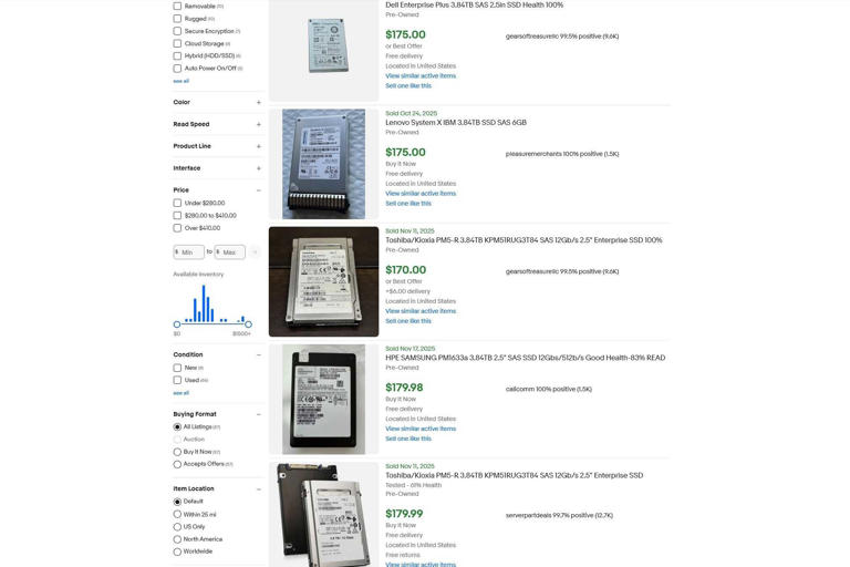Don't be scared of used enterprise SSDs