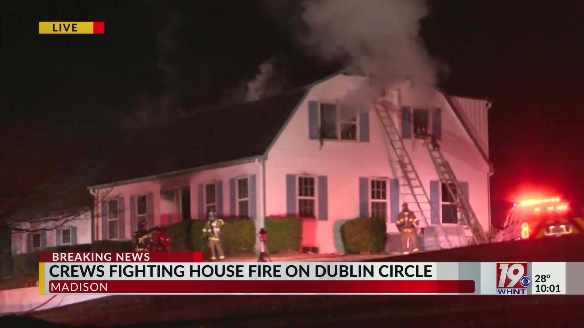 Madison Fire Respond to House Fire on Dublin Circle | Jan. 15, 2026 ...