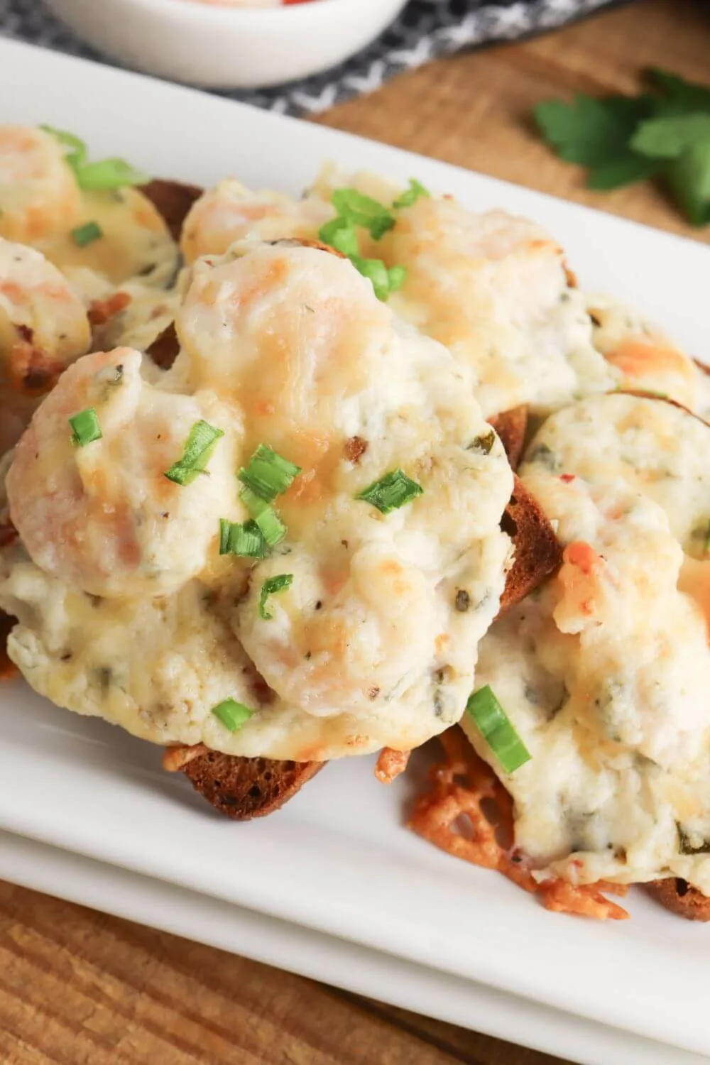 Baked shrimp toast