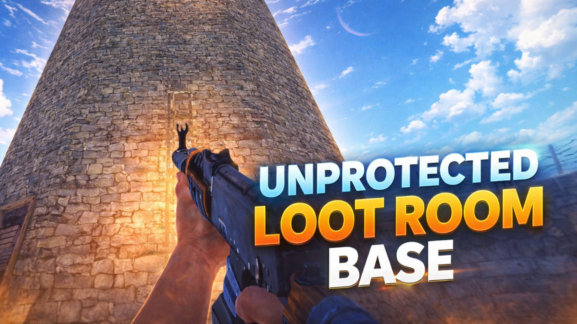 Solo raid on a base with a massive open loot room