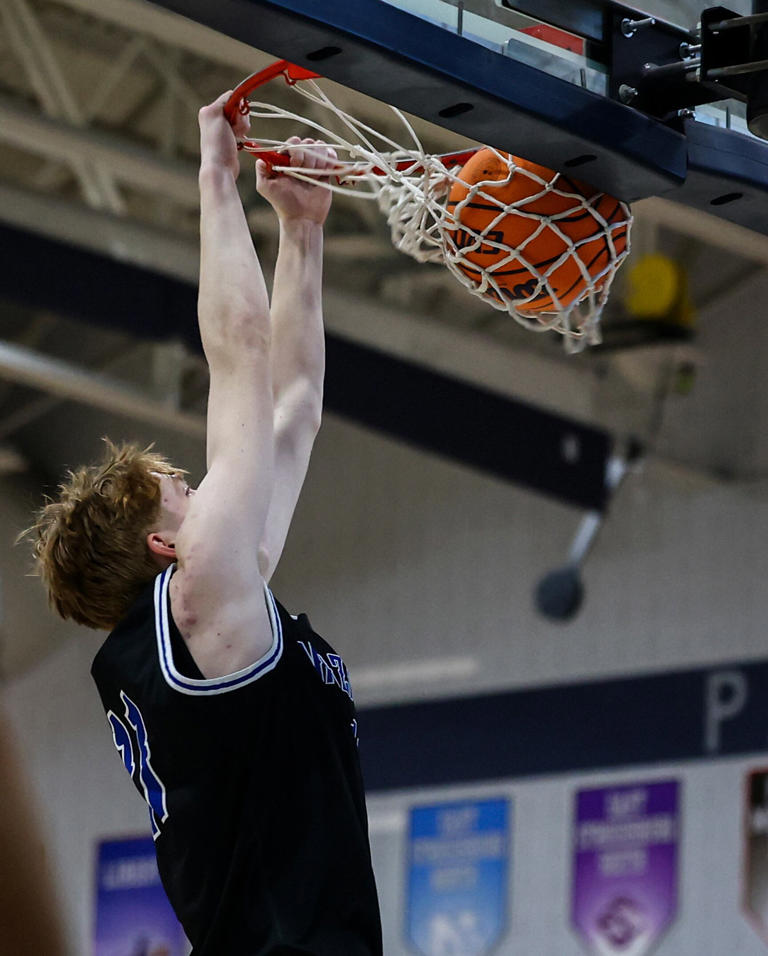 Nazareth boys basketball holds off shorthanded Pocono Mountain West in ...