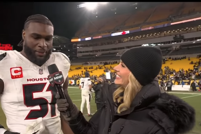 Laura Rutledge comments on NFL interview with Texans star who spoke ...
