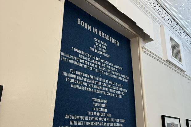 Special eight-foot piece of art celebrates 18 years of Born in Bradford