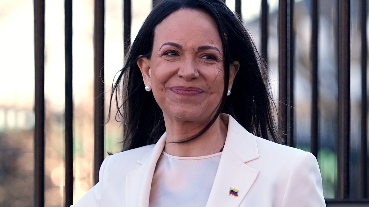 Venezuelan opposition leader Machado presents Trump her Nobel Peace Prize