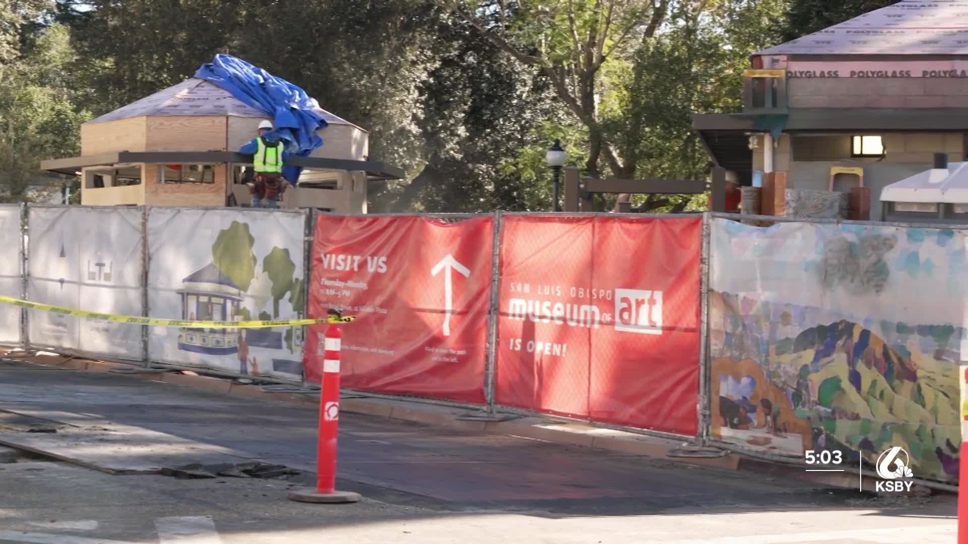 Mission Plaza Enhancement Project now 90% complete