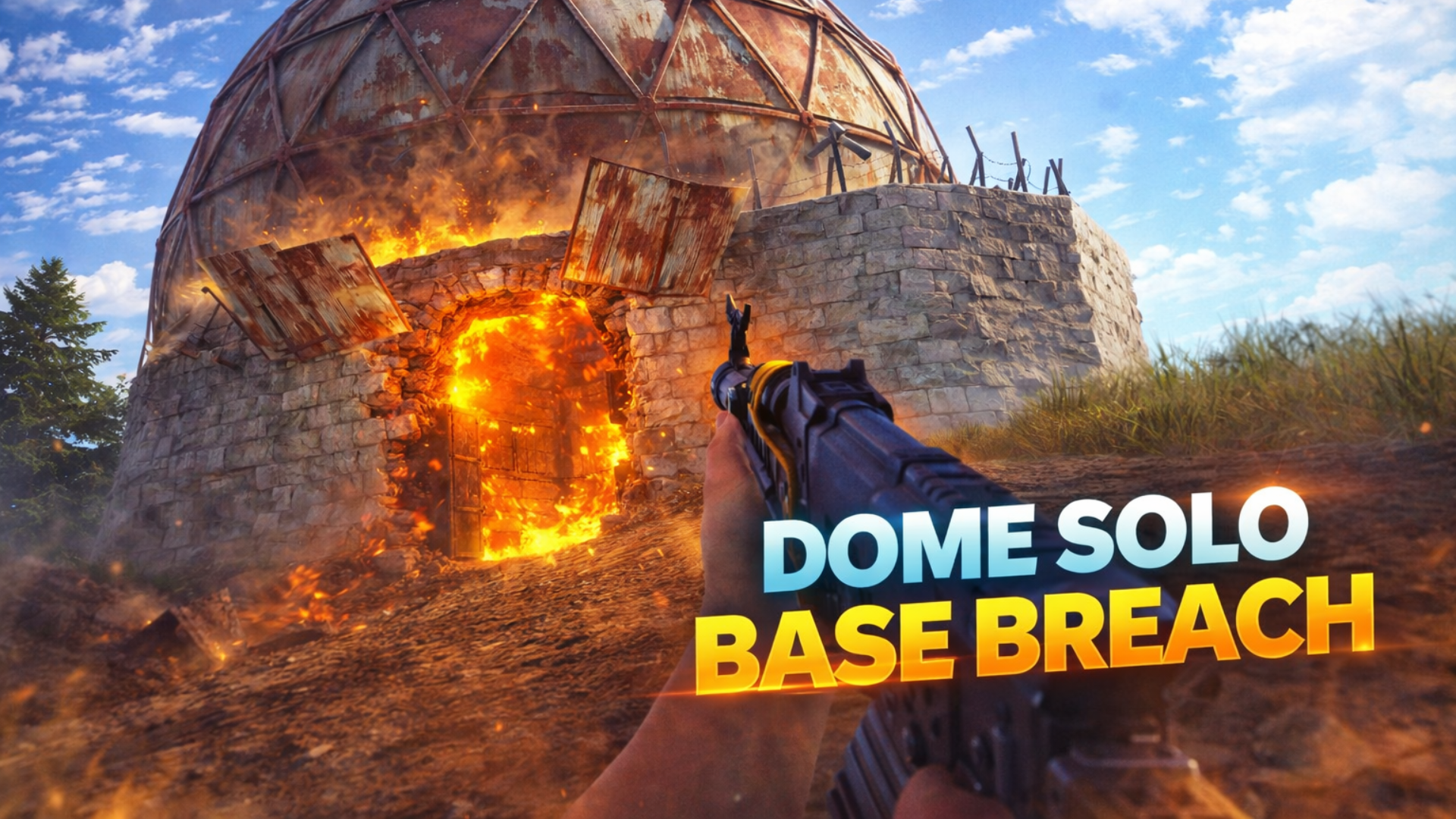 High-risk location: Solo base raid at Dome